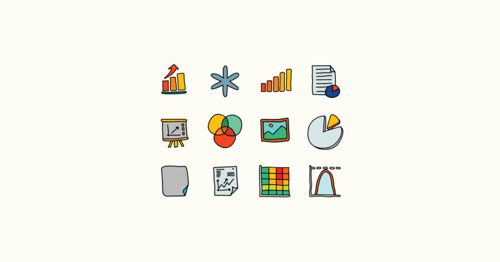 Showing Data: Infographics Icons in 20 Design Styles