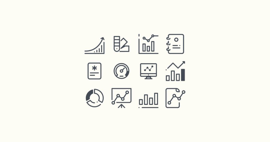 Showing Data: Infographics Icons in 20 Design Styles