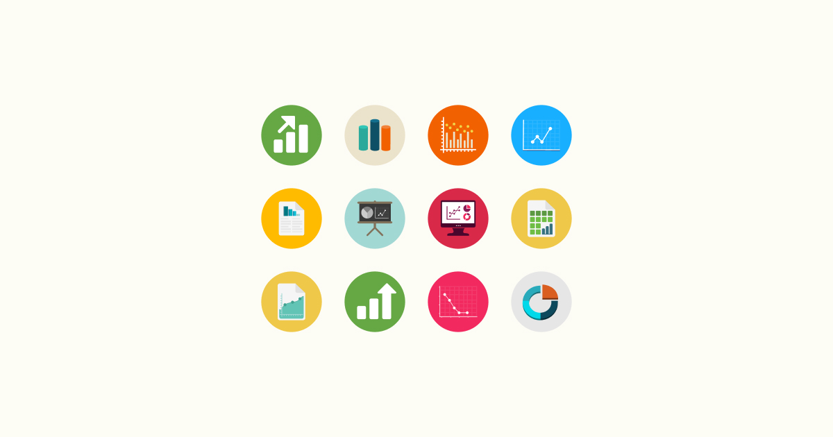 Showing Data: Infographics Icons in 20 Design Styles