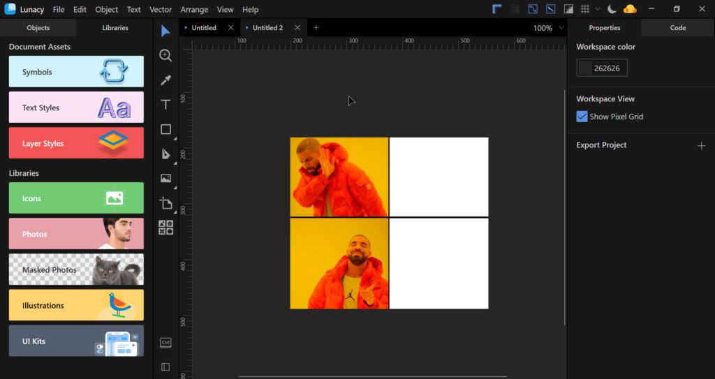 How to Make a Meme in Lunacy: Step by Step Tutorial | Graphic Design Tips